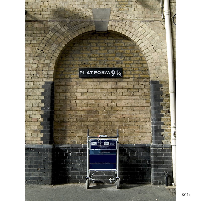 Vinyl Custom Heaven Brick Wall Photography Backdrop Platform 9 3/4 ...