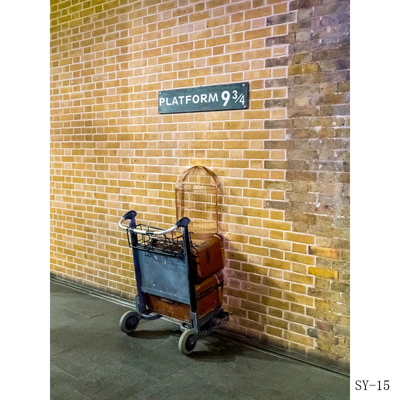 Vinyl Custom Heaven Brick Wall Photography Backdrop Platform 9 3/4 ...