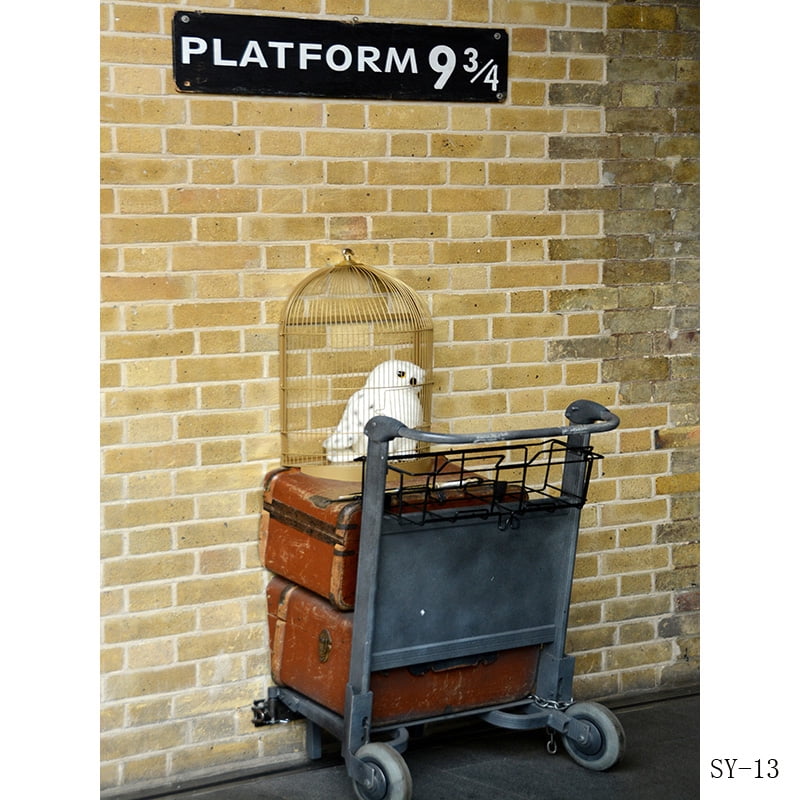 Vinyl Custom Heaven Brick Wall Photography Backdrop Platform 9 3/4 ...