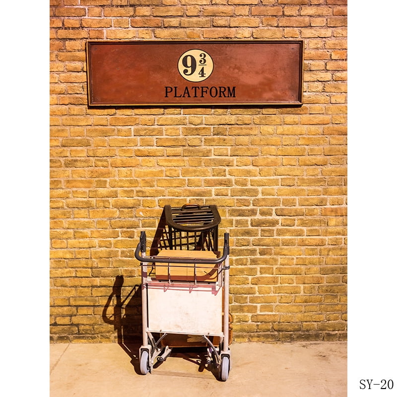Vinyl Custom Heaven Brick Wall Photography Backdrop Platform 9 3/4 ...