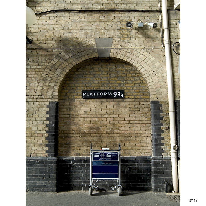 Vinyl Custom Heaven Brick Wall Photography Backdrop Platform 9 3/4 ...