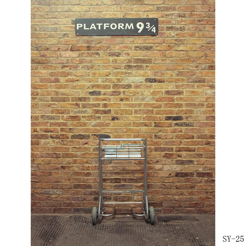 Vinyl Custom Heaven Brick Wall Photography Backdrop Platform 9 3/4 ...
