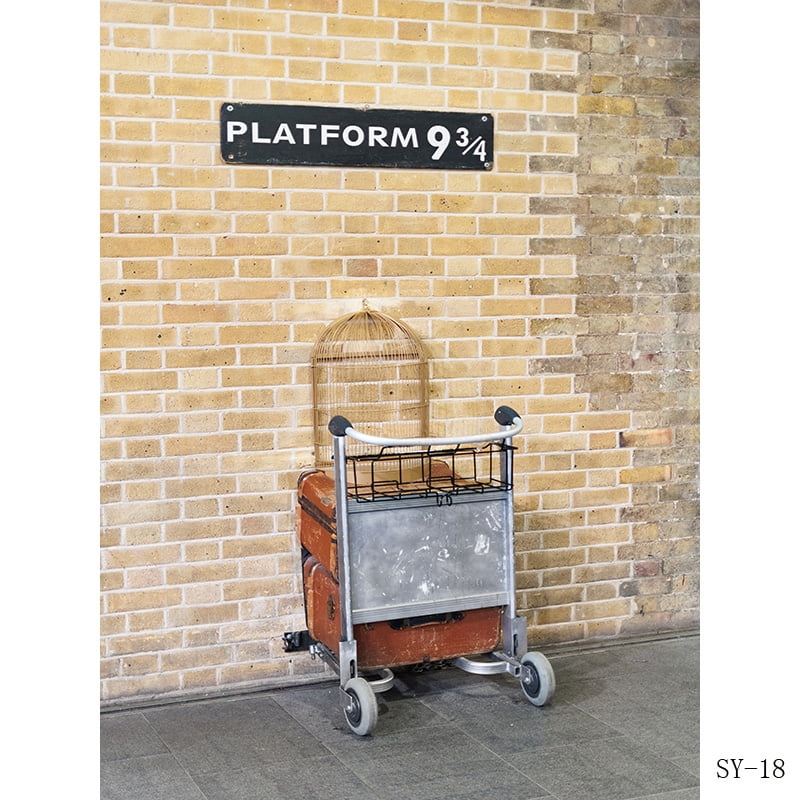 Vinyl Custom Heaven Brick Wall Photography Backdrop Platform 9 3/4 ...