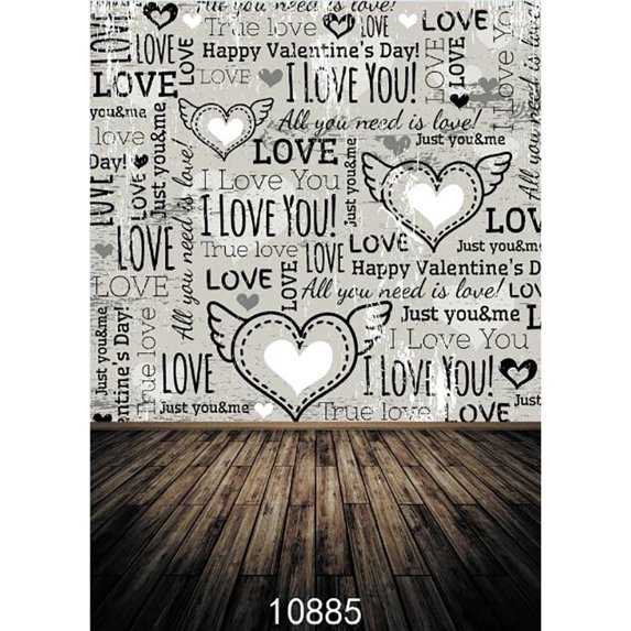 Vinyl Custom Photography Backdrops Props Flower Landscape Wooden floor ...