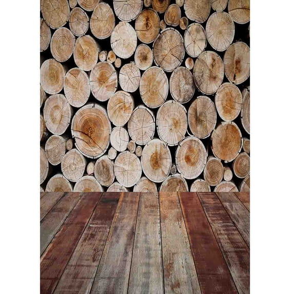 Vinyl Custom Photography Backdrops Props Flower Landscape Wooden floor ...