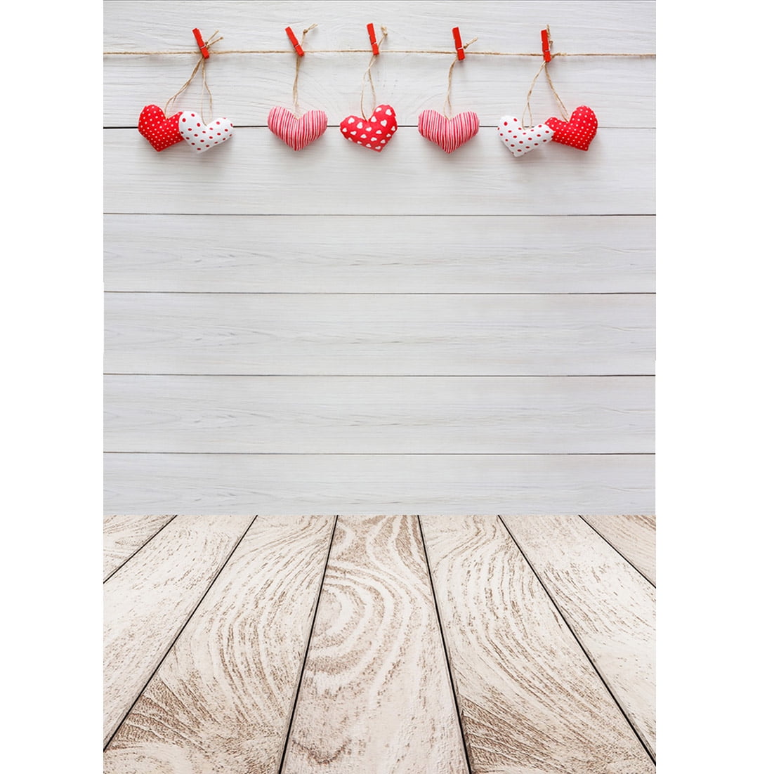 Vinyl Custom Photography Backdrops Props Flower Landscape Wooden floor ...