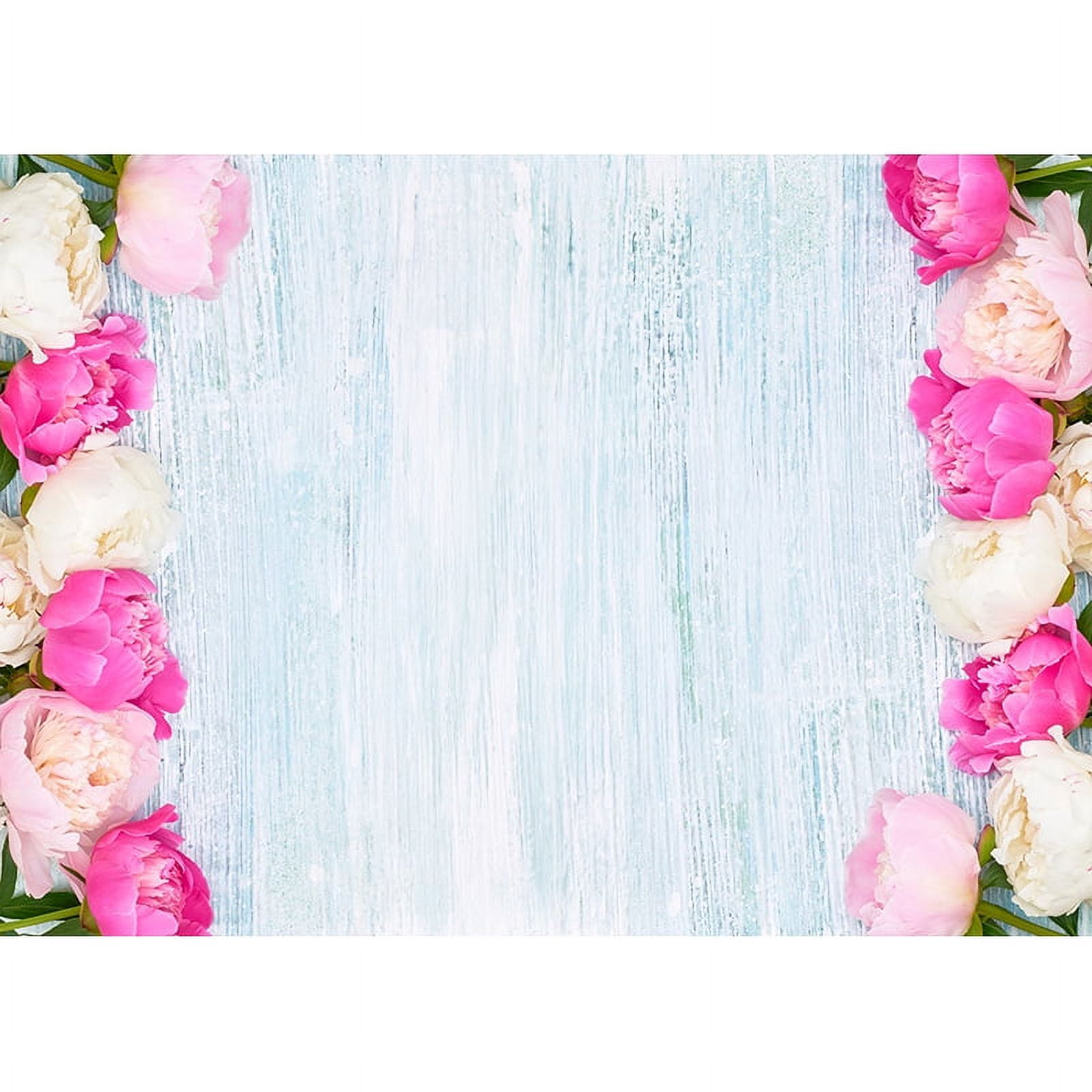 Vinyl Custom Photography Backdrops Props Flower Wood Planks Photo ...
