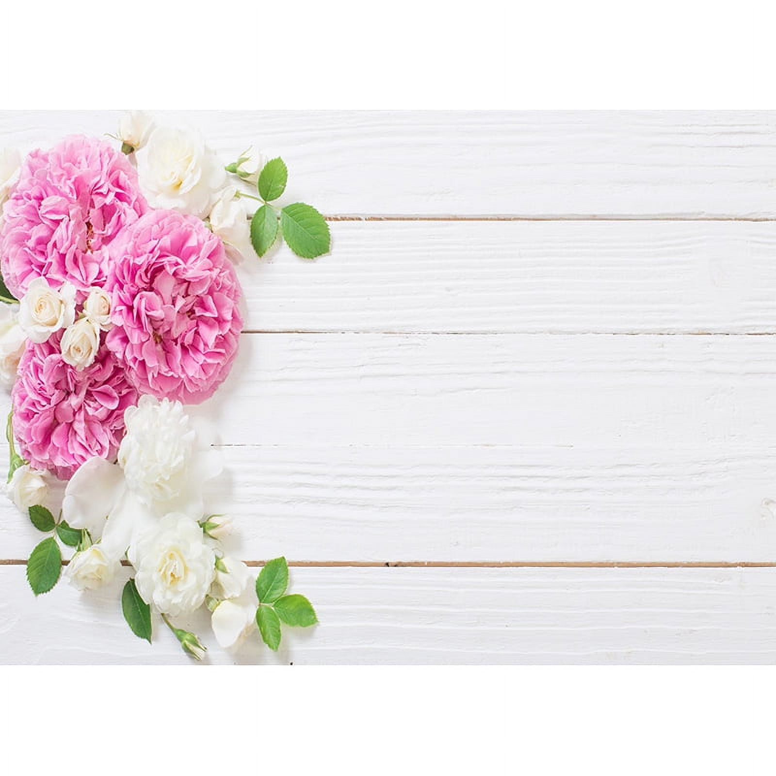 Vinyl Custom Photography Backdrops Props Flower Wood Planks Photo ...