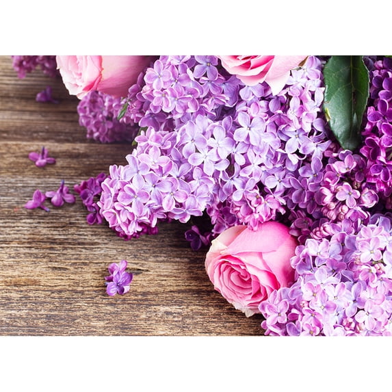Vinyl Custom Photography Backdrops Props Flower Wood Planks Photo ...