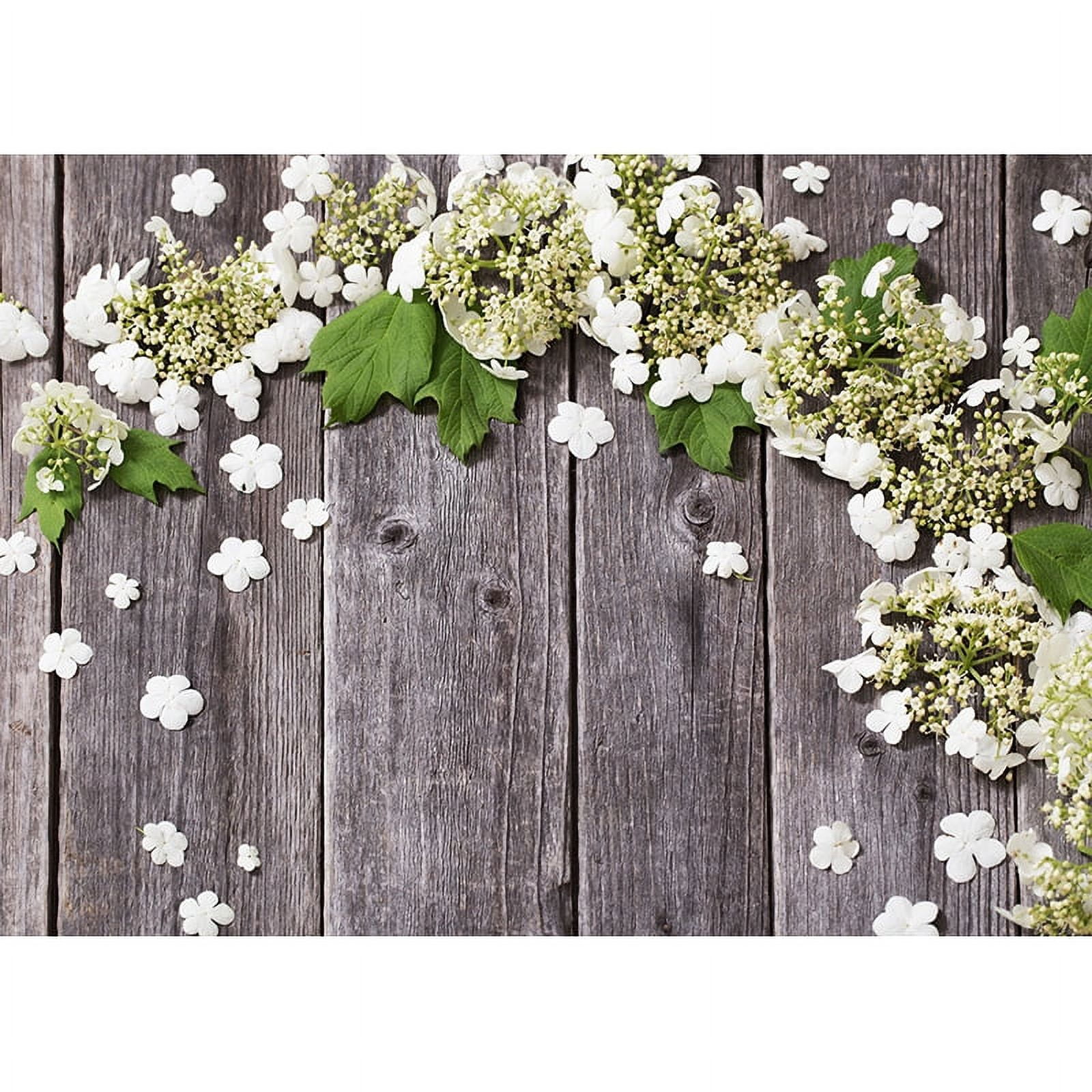 Vinyl Custom Photography Backdrops Props Flower Wood Planks Photo ...