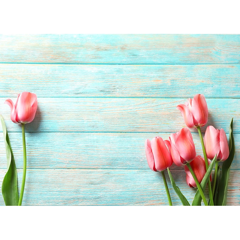 Vinyl Custom Photography Backdrops Props Flower Wood Planks Photo ...