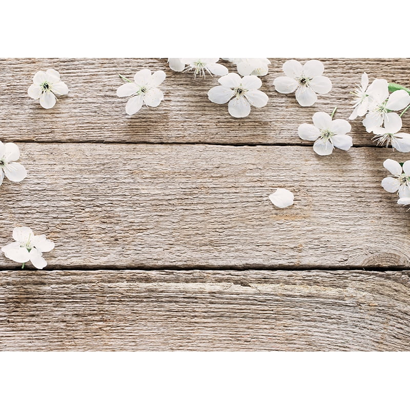 Vinyl Custom Photography Backdrops Props Flower Wood Planks Photo ...
