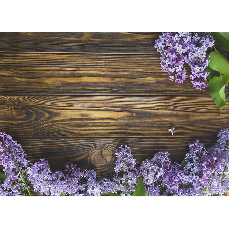 Vinyl Custom Photography Backdrops Props Flower Wood Planks Photo ...