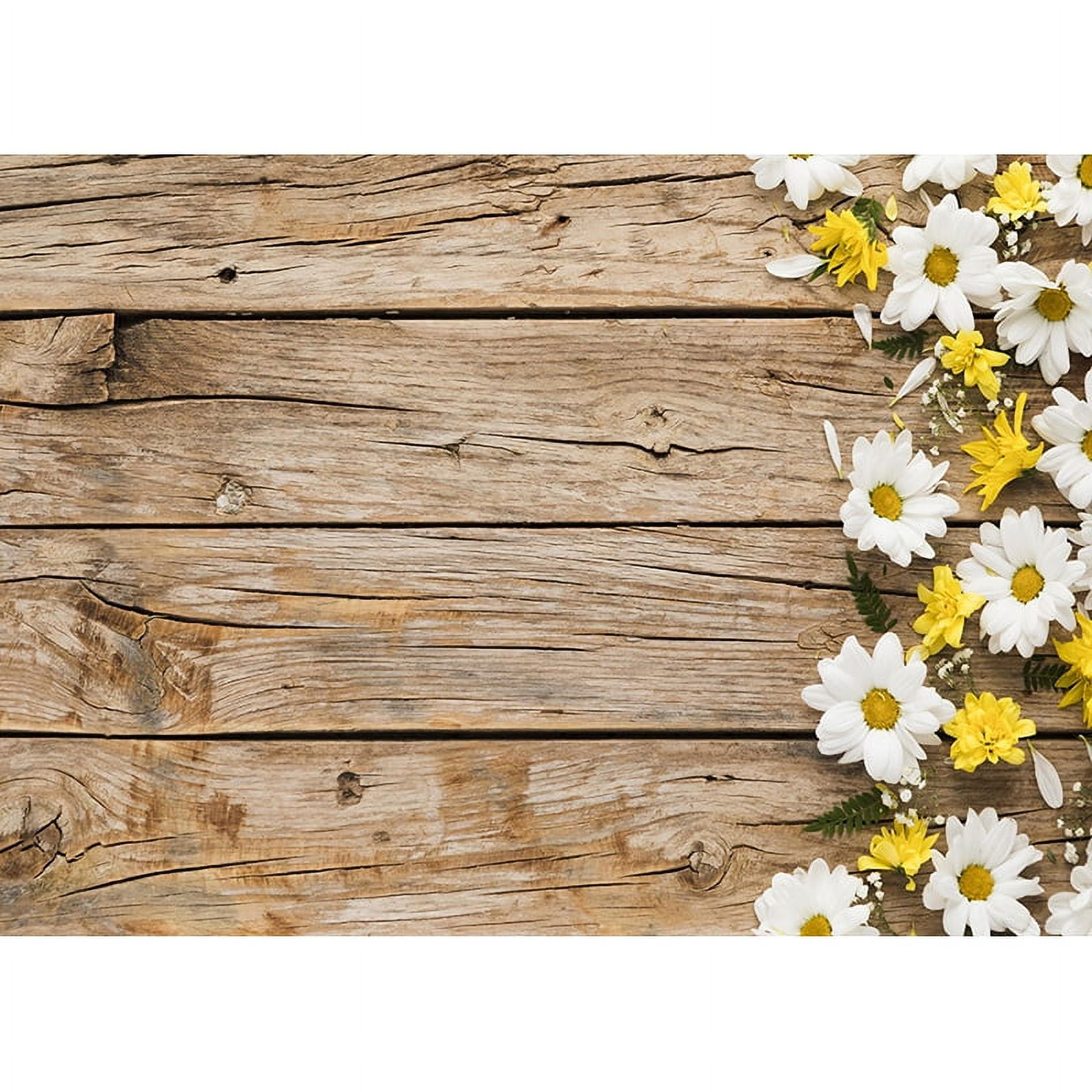 Vinyl Custom Photography Backdrops Props Flower Wood Planks Photo ...
