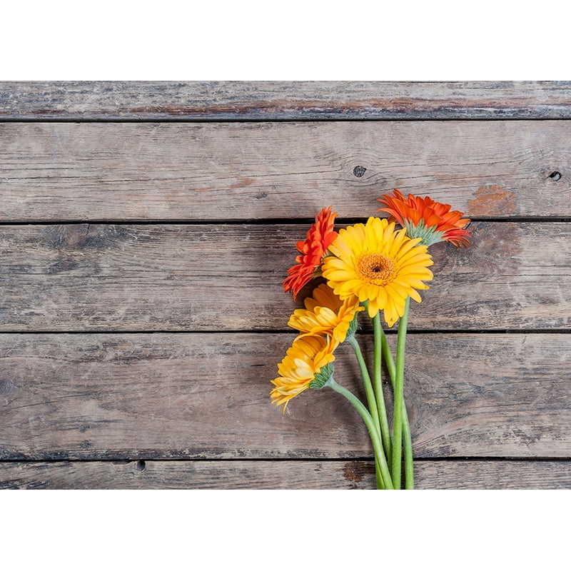 Vinyl Custom Photography Backdrops Props Flower Wood Planks Photo ...