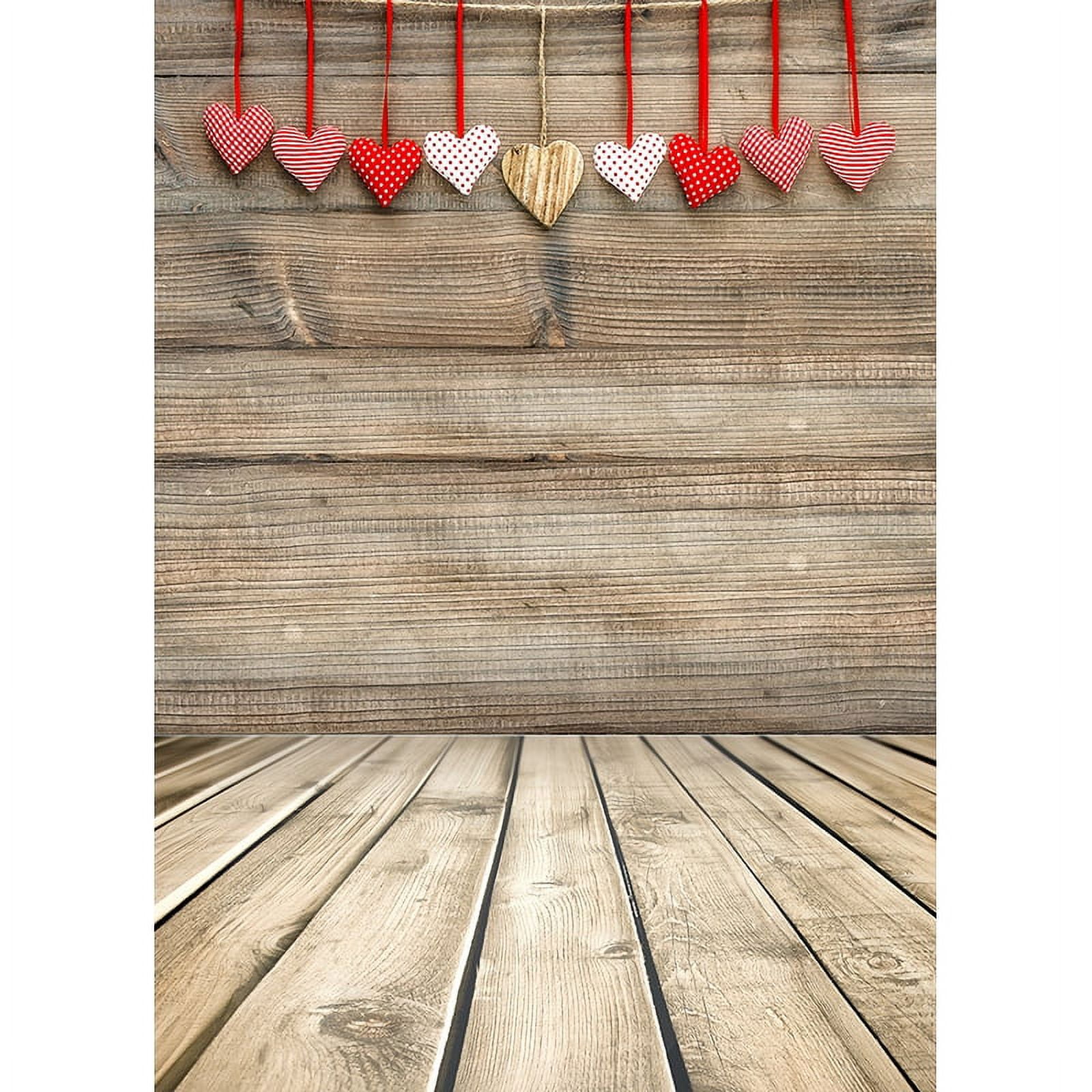 Vinyl Custom Photography Backdrops Wall And Wood Floor Flower Planks ...