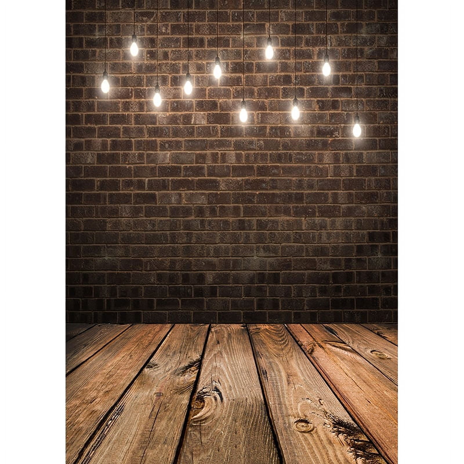 Vinyl Custom Photography Backdrops Wall And Wood Floor Flower Planks ...