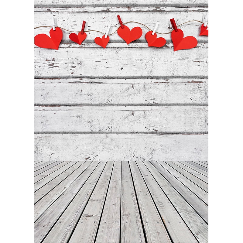 Vinyl Custom Photography Backdrops Wall And Wood Floor Flower Planks ...