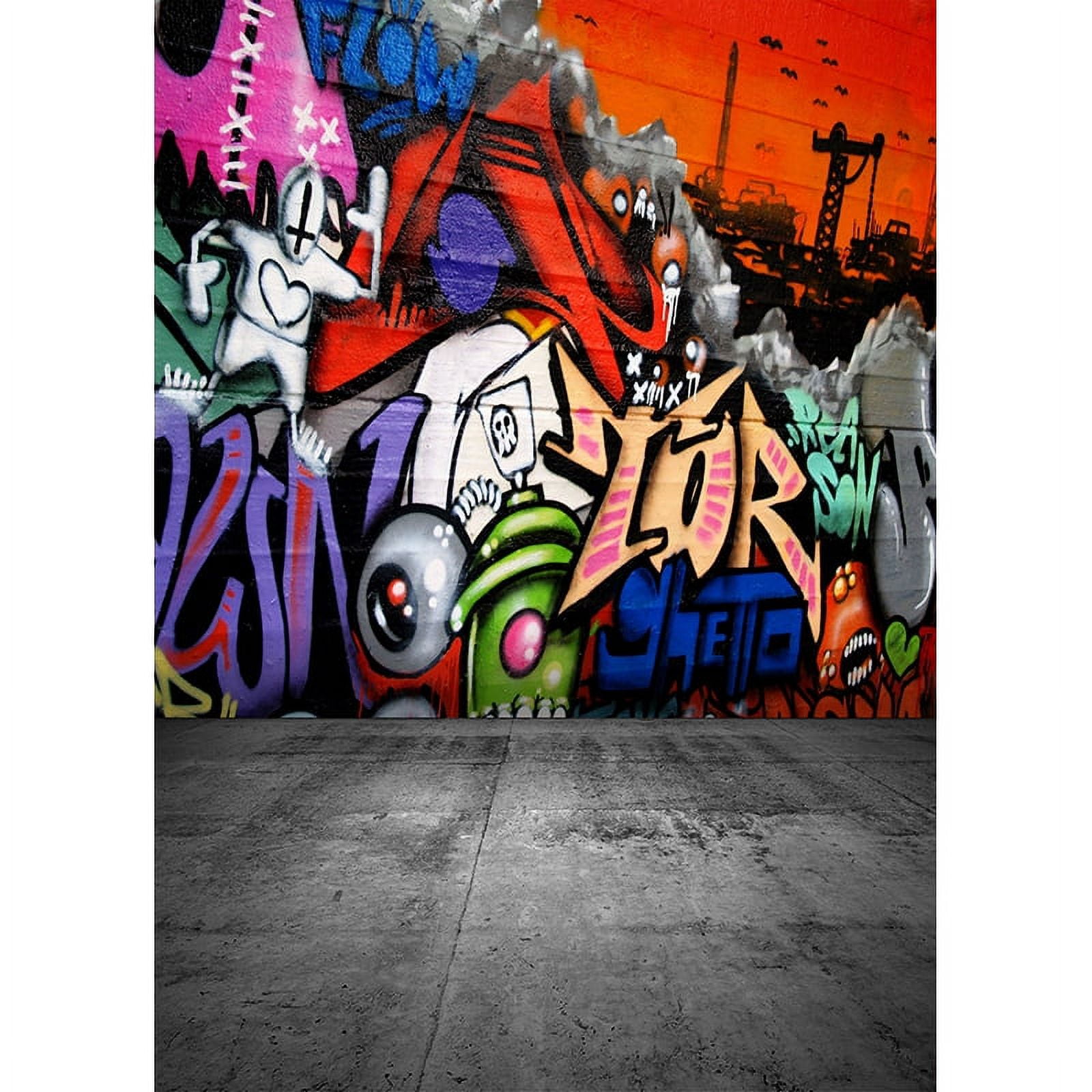 Vinyl Custom Photography Backdrops Wall And Wood Floor Flower Planks ...