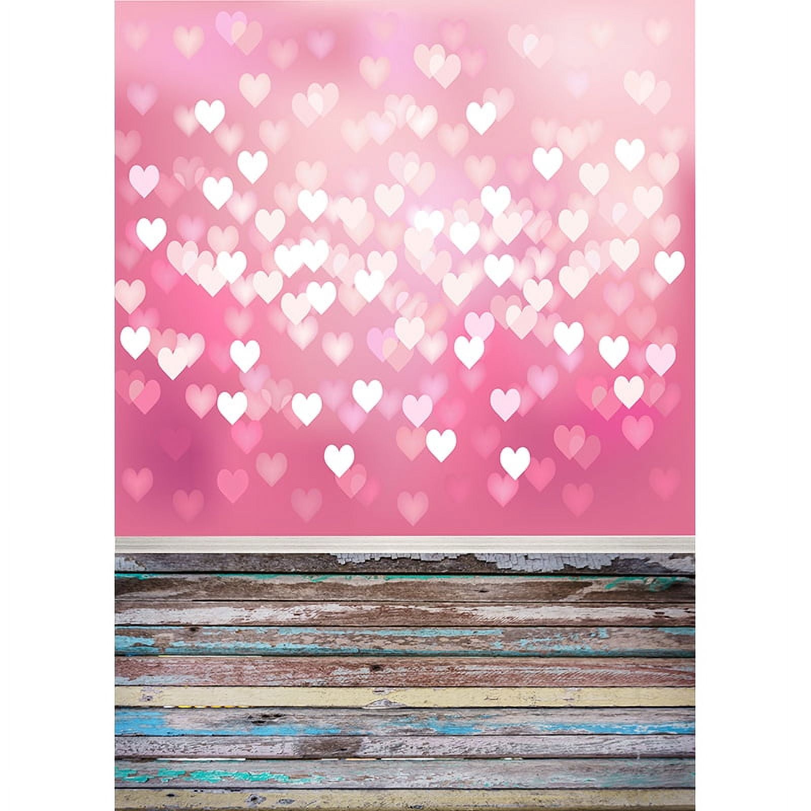 Vinyl Custom Photography Backdrops Wall And Wood Floor Flower Planks ...