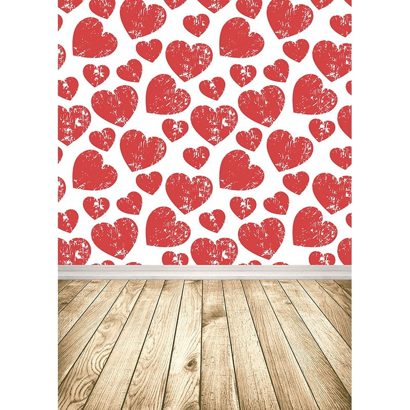 Vinyl Custom Photography Backdrops Wall And Wood Floor Flower Planks ...