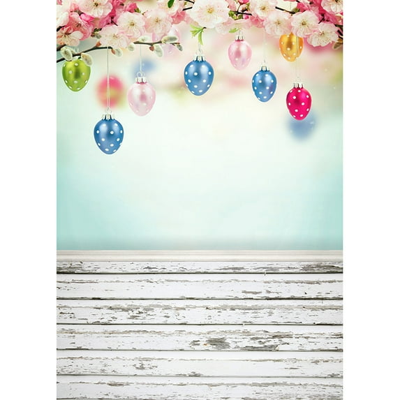 Vinyl Custom Photography Backdrops Wall And Wood Floor Flower Planks ...