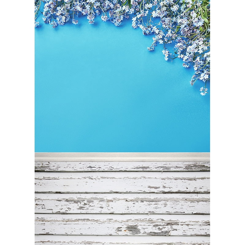 Vinyl Custom Wooden Floor Flower Landscape Photography Backdrops Baby ...