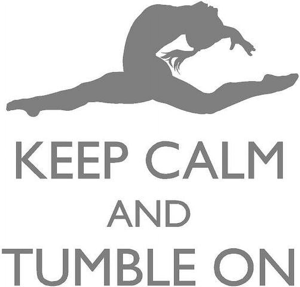 Vinyl Decal: Gymnastics Wall Decal / DÃ©cor | "Keep Calm and Tumble On ...