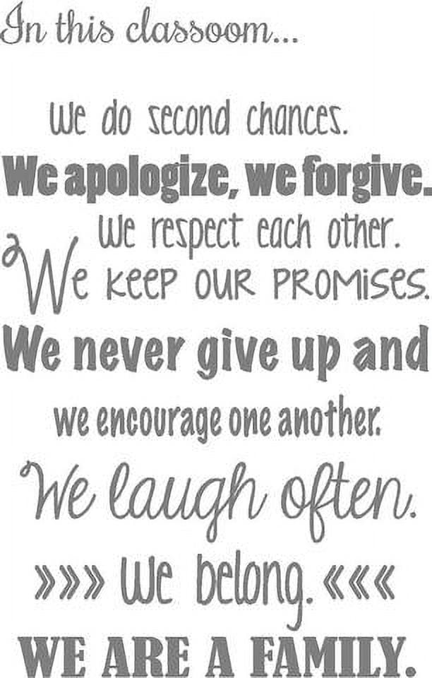 Vinyl Decal: In This Classroom..Wall Quotes | Vinyl wall Teaching Decor ...