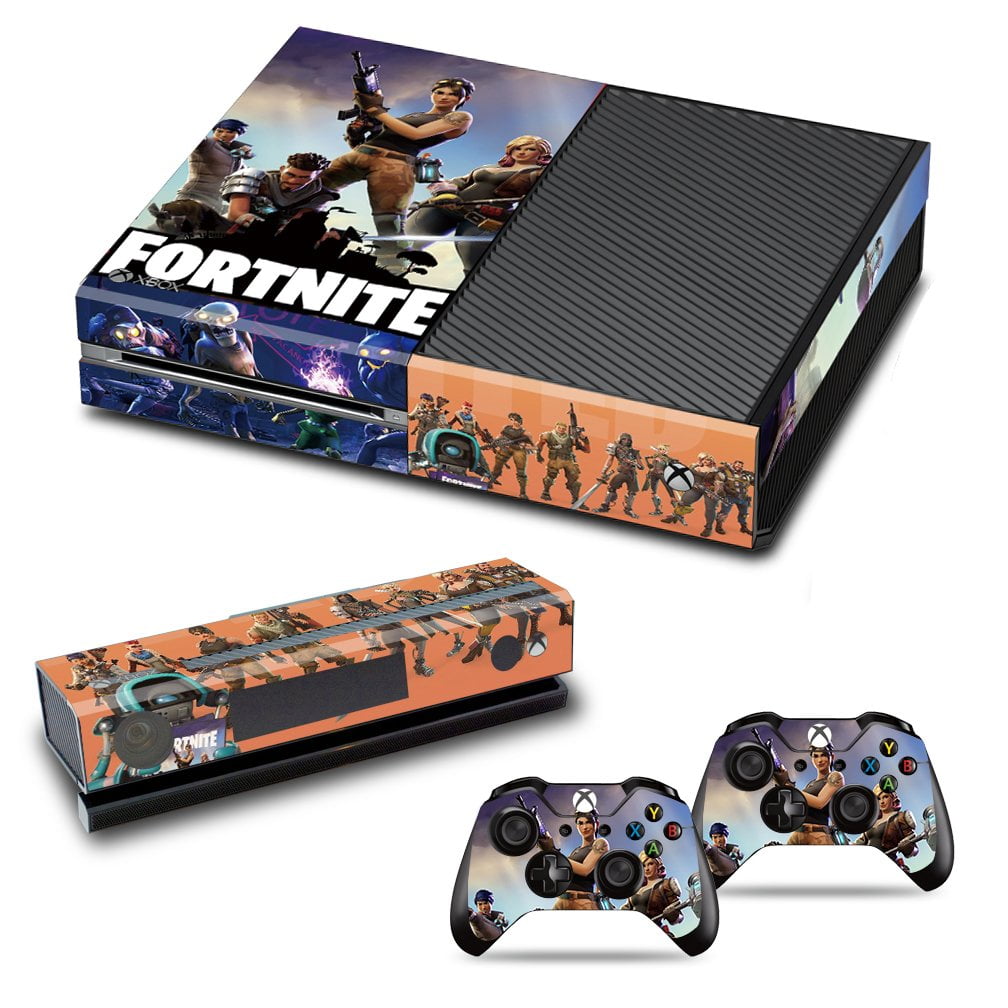 Gamexcel Fortnite Xbox One Console 2 Controllers Skin Kit - Walmart.com