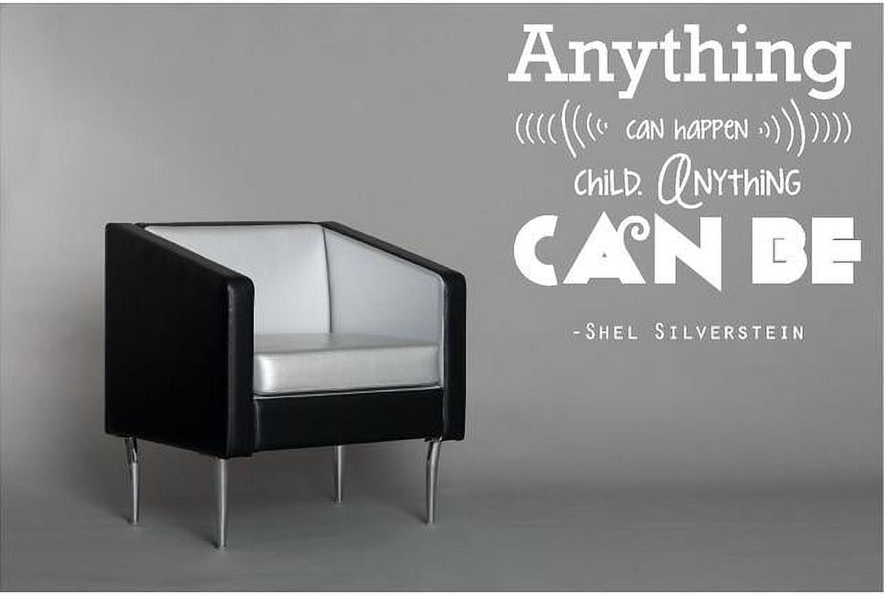 Vinyl Decal: Shel Silverstein Wall Decal - Inspirational Quote | 20"x20 ...