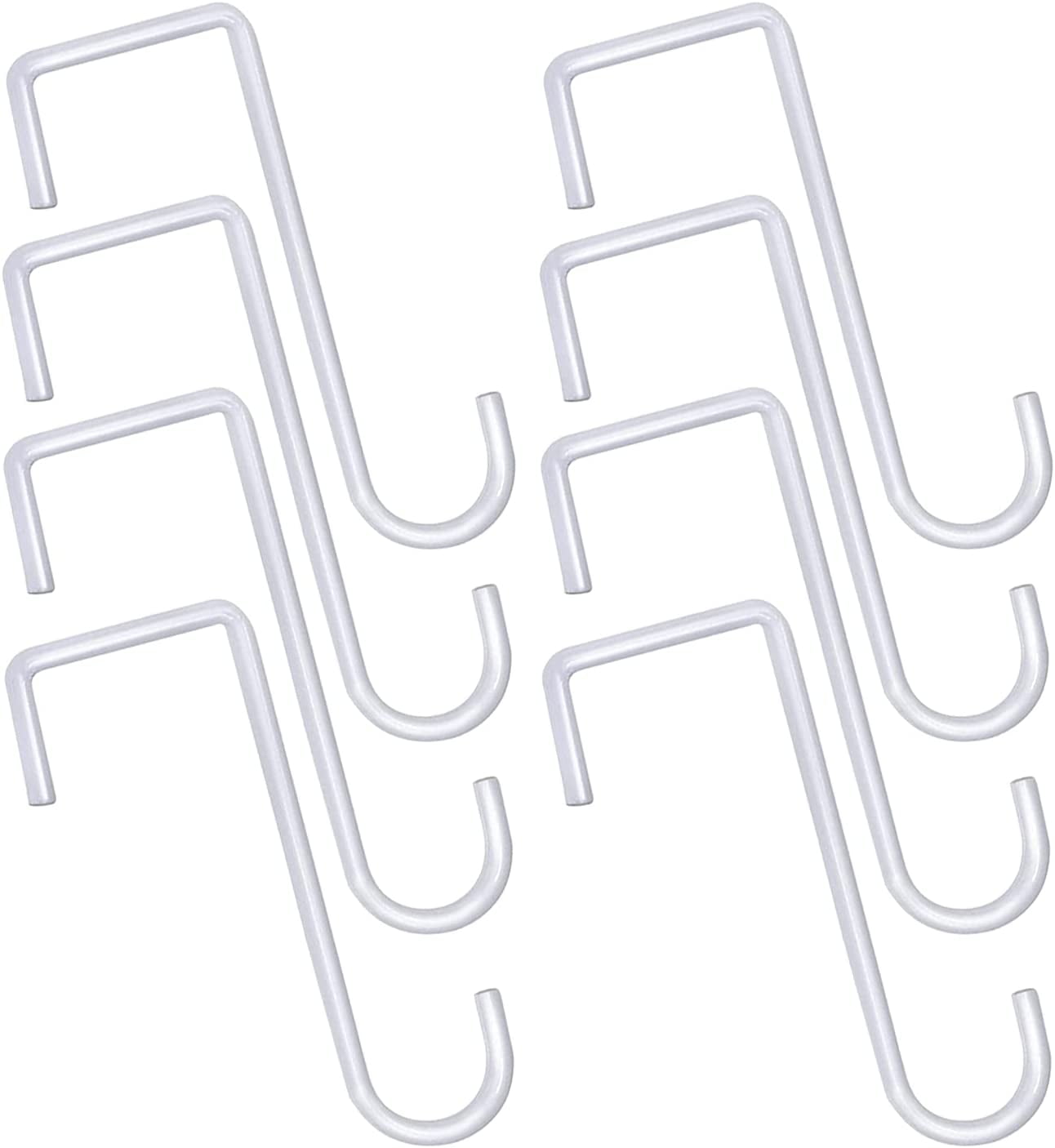 Vinyl Fence Hooks - 8 Pack 2x6 inch, Heavy Duty Patio Hooks for Indoor ...