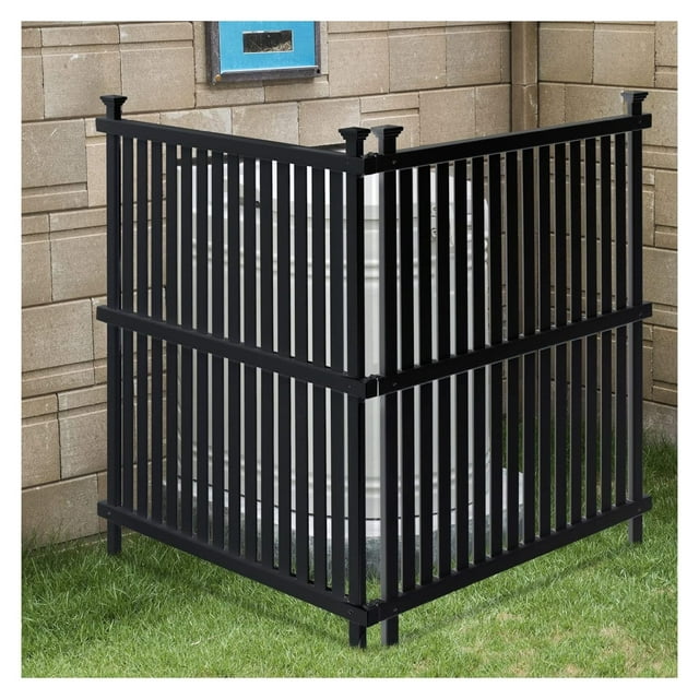 Vinyl Fence Panels 2 Pack Outdoor Picket Privacy Screen Fence, 2PCS ...