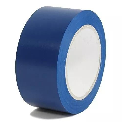 Vinyl Floor Safety Marking Tape, 2 inch x 36 yards, 5Mil, PVC, Blue (12 ...