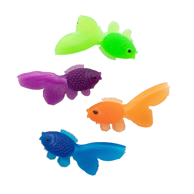 Vinyl Goldfish (Assorted Colors) - Toys - 144 Pieces - Walmart.com