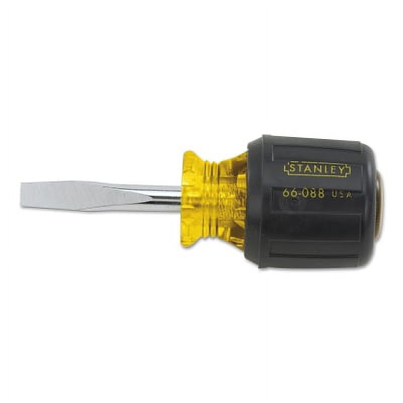 Vinyl Grip Standard Tip Screwdriver, 1/4 in, 8-1/4 in Long, Standard ...