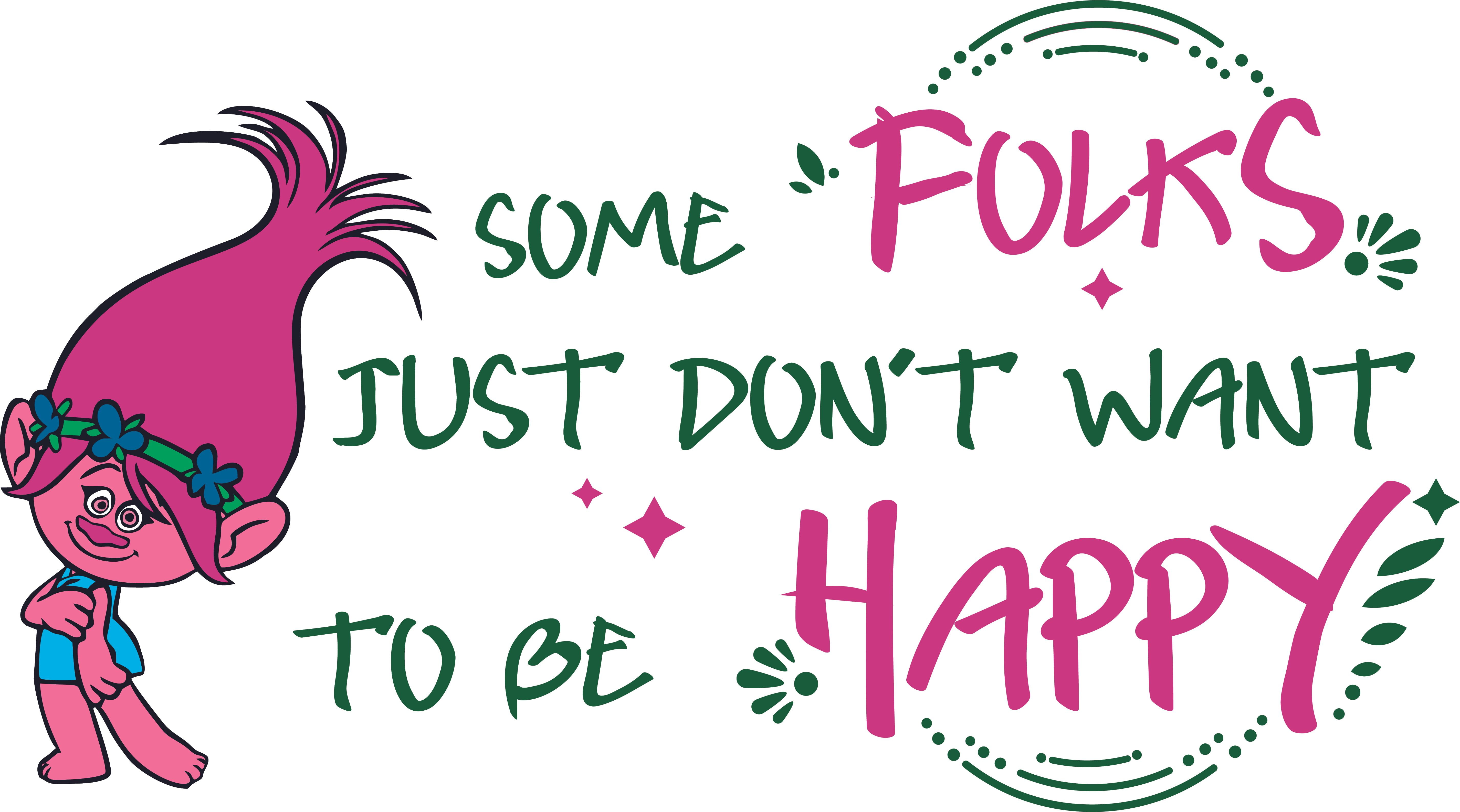 Vinyl Home Art Animated Musical Film Trolls Movie Quotes Wall Decal ...