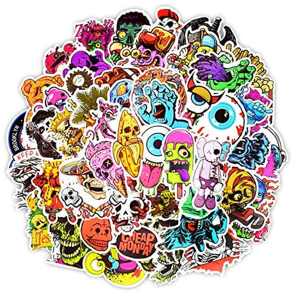 Vinyl Horror Stickers 50 Pcs Scary Stickers Pack Chile | Ubuy