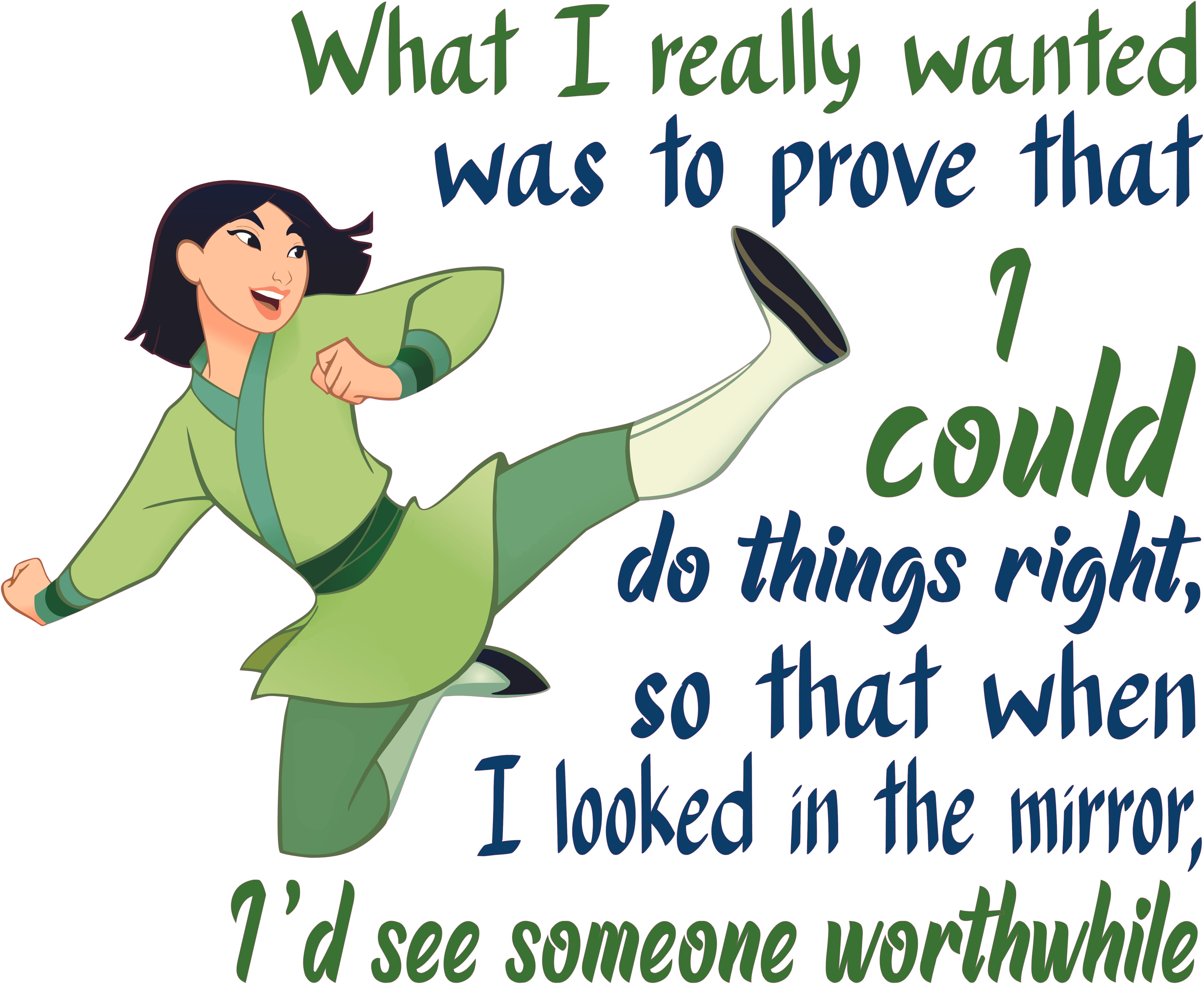 Mulan Reflection Quotes