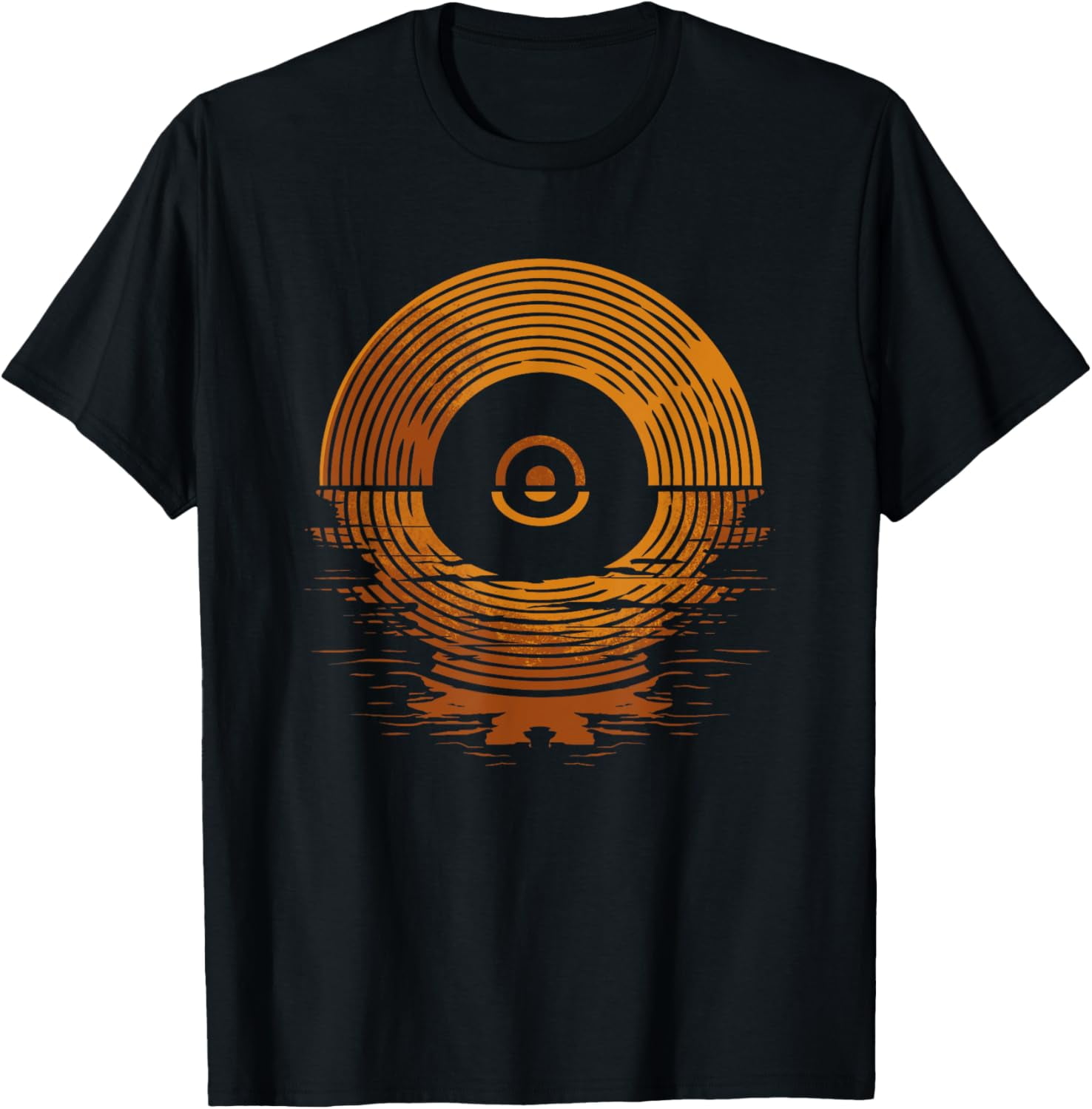 Vinyl LP Records - Sunset Vinyl T-Shirt - Walmart.com
