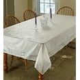 Walmart Easy Care Vinyl Lace Betenburg Design Tablecloth, Beige, 60" x ...