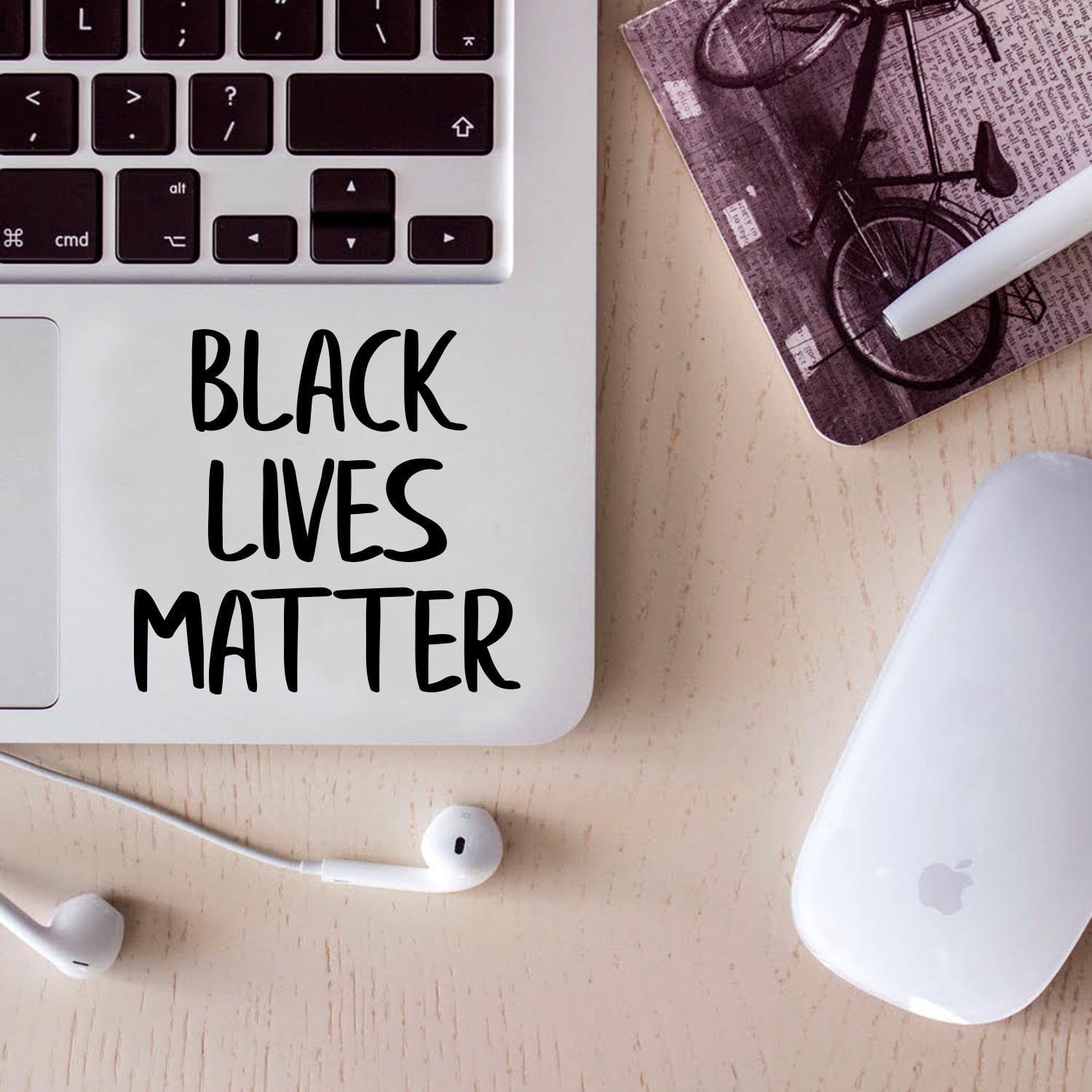 Vinyl Laptop Skin Decal - Black Lives Matter - 5" x 5" - Removable ...