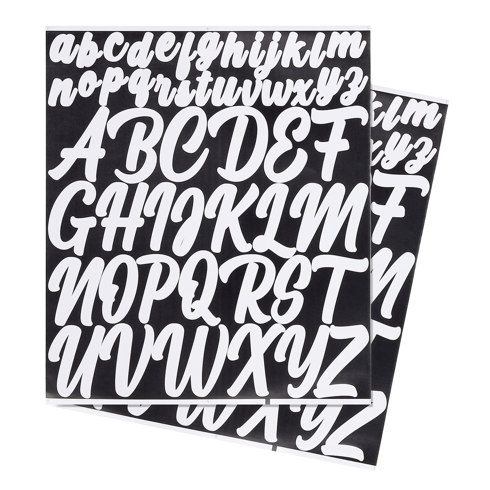 Vinyl Letter Stickers, 10 Sheets 1 Inch 2 Inch Capital Alphabet Sticker ...