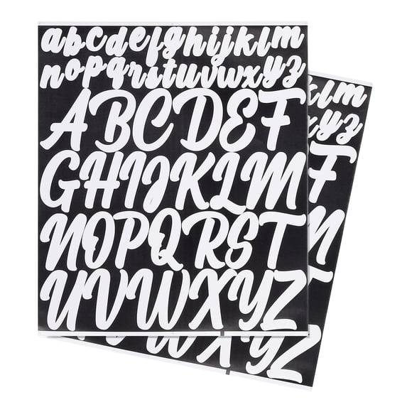 Vinyl Letter Stickers, 10 Sheets 1 Inch 2 Inch Capital Alphabet Sticker ...
