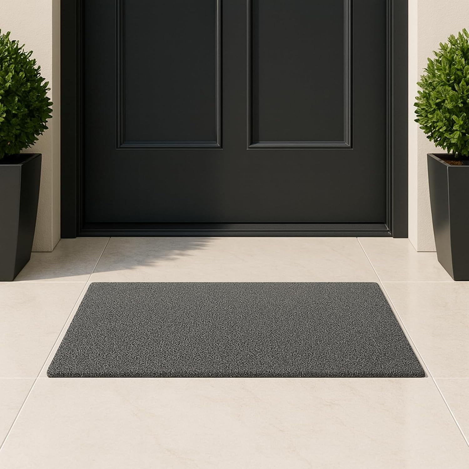 Vinyl Mesh Entry Mat 3’3” x 2’ – Gray Heavy-Duty Open-Back Mat with ...