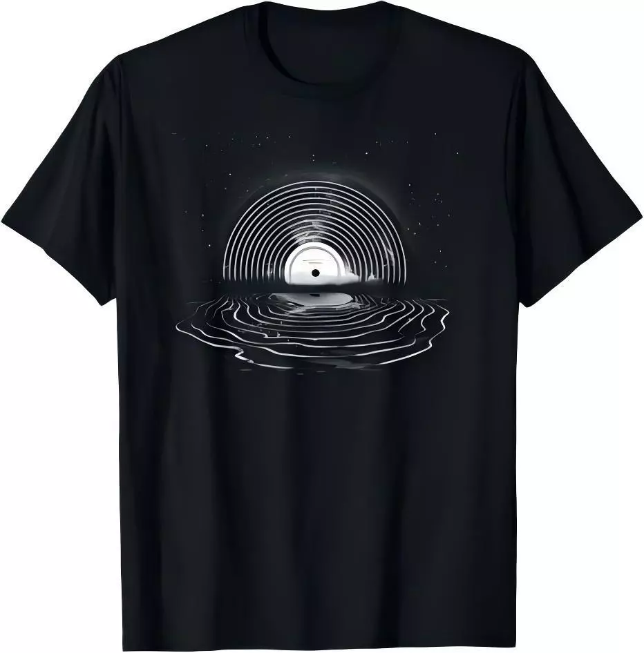 Vinyl Music Vinyl Moon Vinyl Record Lovers Collectors T-Shirt - Walmart.com