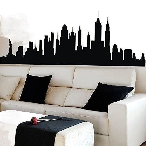 Vinyl New York Wall Sticker New York City Decal New York Skyline Wall ...
