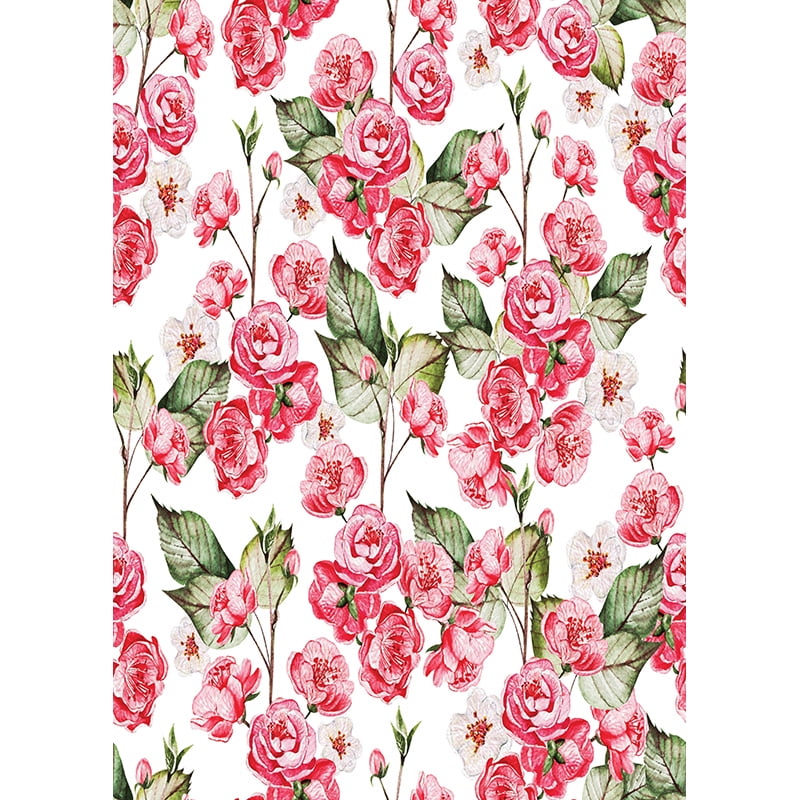 Vinyl Photography Backdrops Prop Flower Wall Wood Floor Wedding Party ...