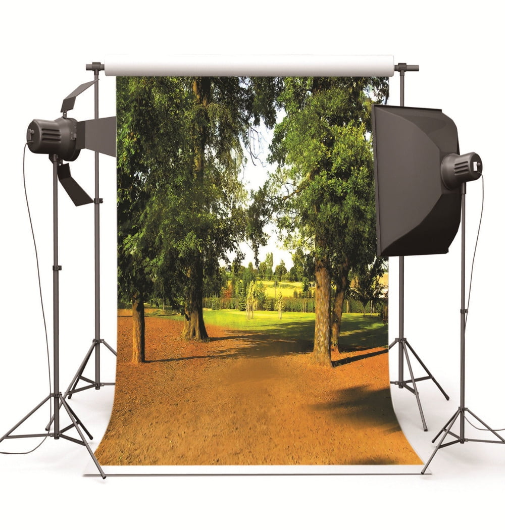 Vinyl Photography Background Customize Backdrops Scenic Green Tree ...