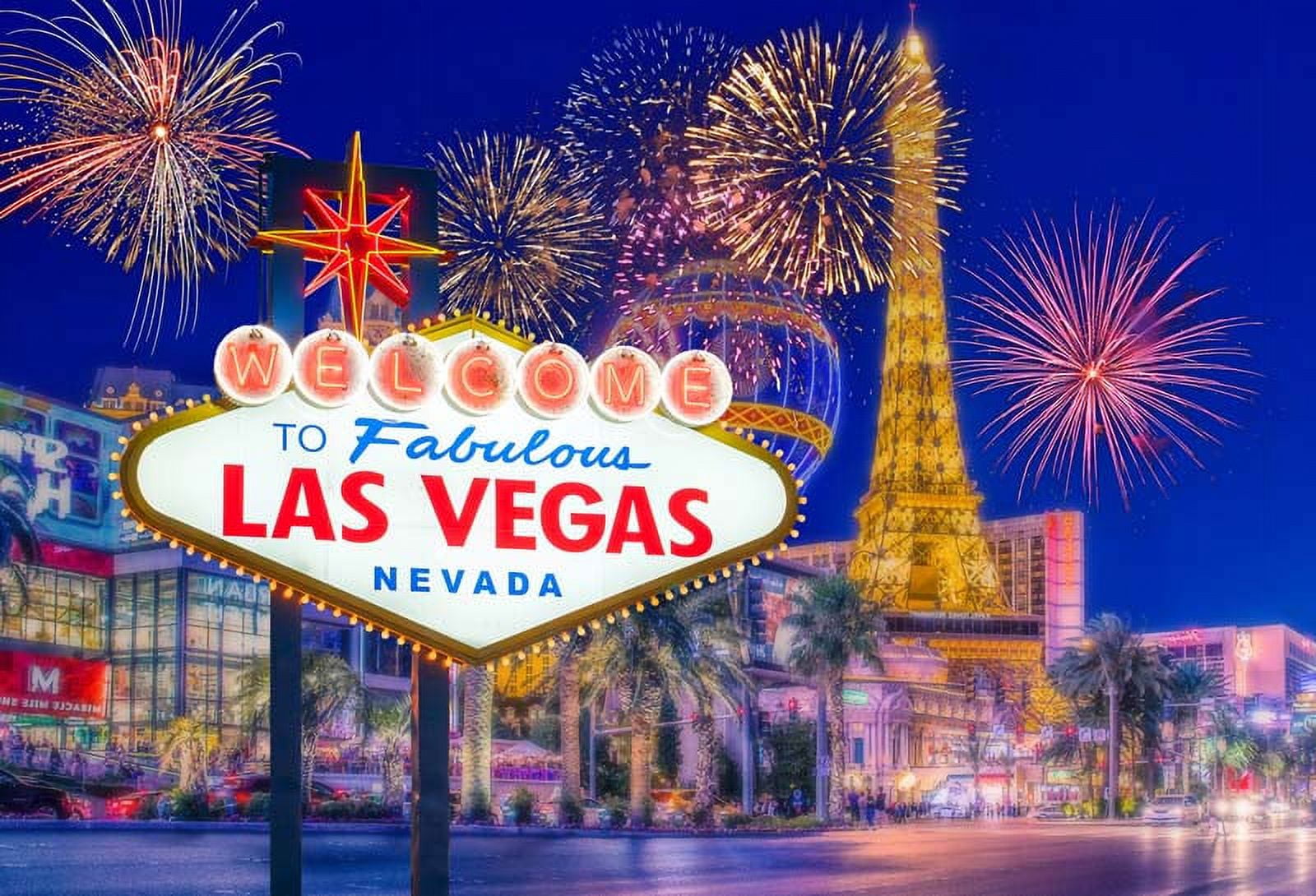 Vinyl Photography Background Welcome To Las Vegas s Night Sky Scenic ...